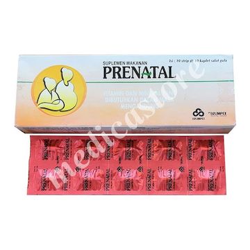 PRENATAL KAPLET - Kandungan, Kegunaan, Efek Samping, Dosis dan Aturan ...