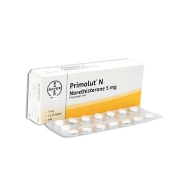 Primolut N 5 mg Tablet- Harga, Manfaat, Kandungan, Dosis, indikasi ...