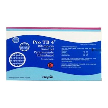 PRO TB 4 TABLET- Harga, Manfaat, Kandungan, Dosis, indikasi, Konsultasi ...