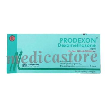 Prodexon 0.5 mg Kaplet- Harga, Manfaat, Kandungan, Dosis, indikasi ...