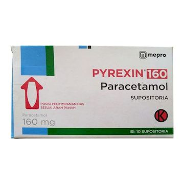Pyrexin 160 mg Suppositoria- Harga, Manfaat, Kandungan, Dosis, indikasi ...