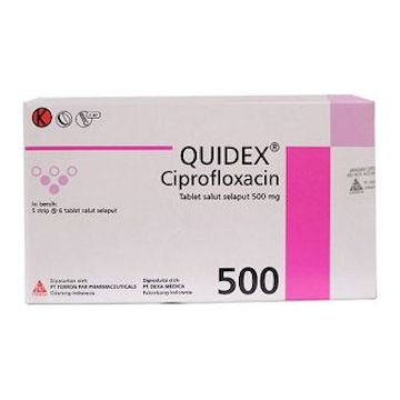 QUIDEX TABLET 500 MG- Harga, Manfaat, Kandungan, Dosis, indikasi ...