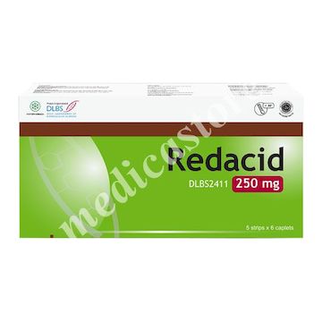 REDACID TABLET 30'S - Kandungan, Kegunaan, Efek Samping, Dosis dan ...