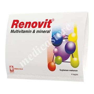 RENOVIT KAPLET - Kandungan, Kegunaan, Efek Samping, Dosis dan Aturan ...