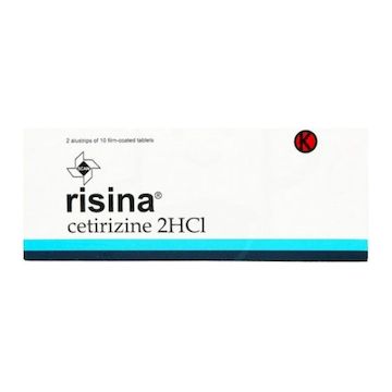 RISINA TABLET 10 MG- Harga, Manfaat, Kandungan, Dosis, indikasi ...