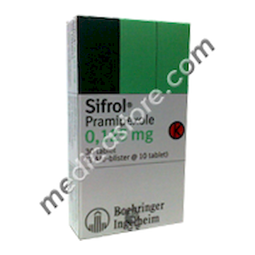 Sifrol ER 0.125 mg Tablet- Harga, Manfaat, Kandungan, Dosis, indikasi ...