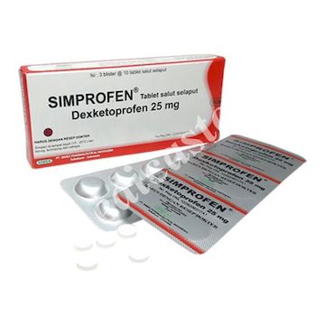 SIMPROFEN TABLET SALUT SELAPUT 25 MG- Harga, Manfaat, Kandungan, Dosis ...