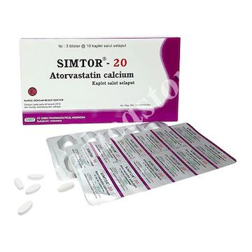 Simtor 20 mg Kaplet- Harga, Manfaat, Kandungan, Dosis, indikasi ...