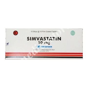 Simvastatin 10 mg Kaplet- Harga, Manfaat, Kandungan, Dosis, indikasi ...