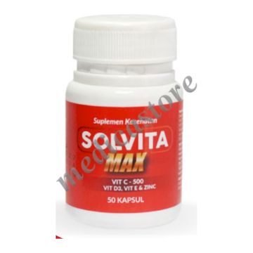 SOLVITA MAX KAPSUL 50'S - Kandungan, Kegunaan, Efek Samping, Dosis dan ...