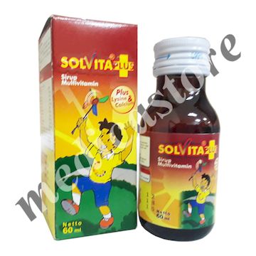 SOLVITA PLUS SYRUP 60 ML - Kandungan, Kegunaan, Efek Samping, Dosis dan ...