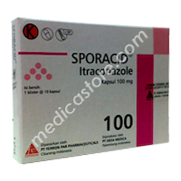 Sporacid Kapsul 100 mg- Harga, Manfaat, Kandungan, Dosis, indikasi, Konsultasi Resep