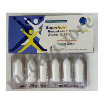 Superhoid Suppositoria- Harga, Manfaat, Kandungan, Dosis, indikasi ...
