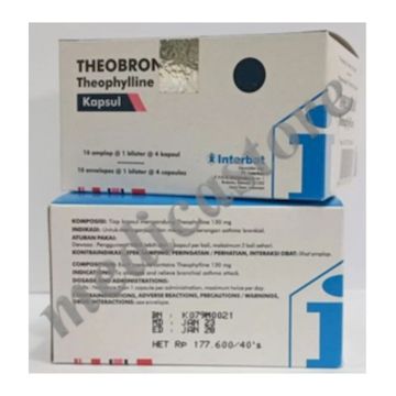THEOBRON KAPSUL 130 MG- Harga, Manfaat, Kandungan, Dosis, indikasi ...