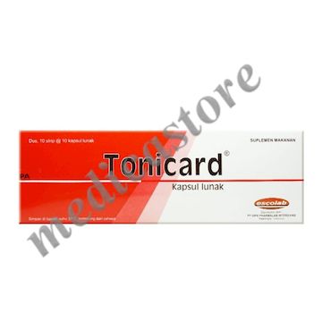 TONICARD KAPLET 100'S - Kandungan, Kegunaan, Efek Samping, Dosis dan ...