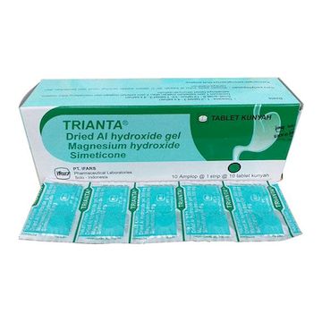 TRIANTA CHEWABLE TABLET- Harga, Manfaat, Kandungan, Dosis, indikasi ...