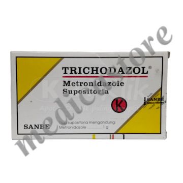 TRICHODAZOL SUPPOSITORIA 1 GR- Harga, Manfaat, Kandungan, Dosis, indikasi, Konsultasi Resep