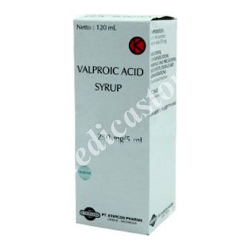 Valproic Acid Sirup 120 ml- Harga, Manfaat, Kandungan, Dosis, indikasi ...