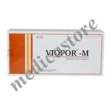VIOPOR-M KAPLET 30'S - Kandungan, Kegunaan, Efek Samping, Dosis dan ...