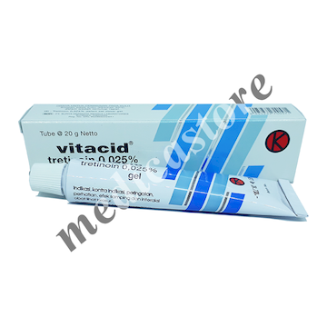 Vitacid 0.025% Gel 20 g- Harga, Manfaat, Kandungan, Dosis, indikasi ...