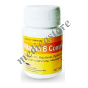 VITAMIN B COMPLEX TABLET - Kandungan, Kegunaan, Efek Samping, Dosis dan Aturan Pakai - Medicastore