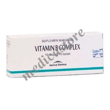 VITAMIN B COMPLEX TABLET 100'S - Kandungan, Kegunaan, Efek Samping ...