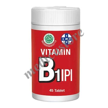 Vitamin B1 IPI Botol Isi 45 Tablet - Kandungan, Kegunaan, Efek Samping ...
