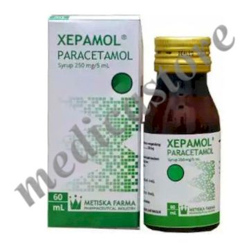 XEPAMOL SYRUP 60 ML- Harga, Manfaat, Kandungan, Dosis, indikasi ...