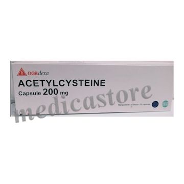 ACETYLCYSTEIN KAPSUL 200 MG- Harga, Manfaat, Kandungan, Dosis, indikasi, Konsultasi Resep