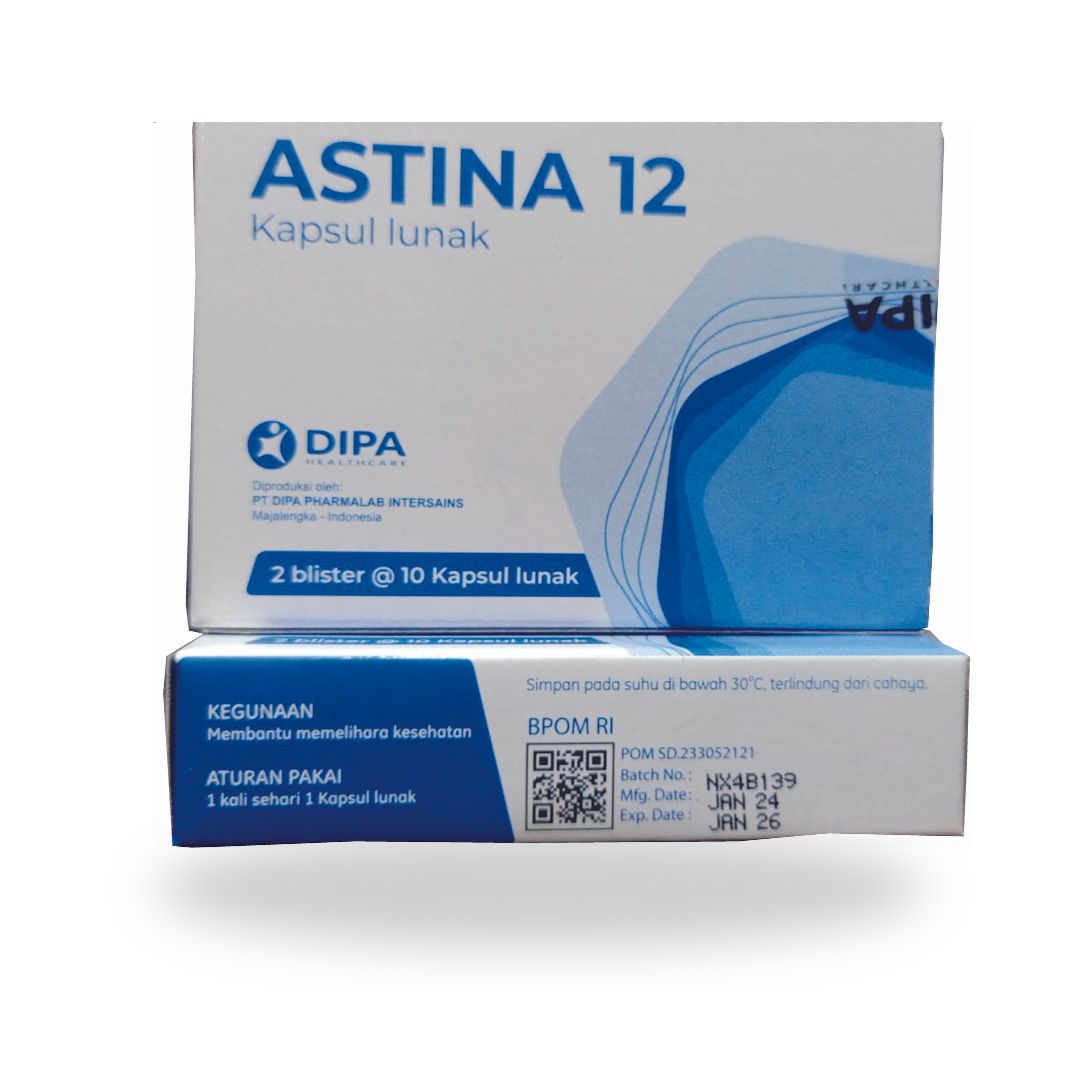 ASTINA ISI 12 KAPSUL - Kandungan, Kegunaan, Efek Samping, Dosis dan ...