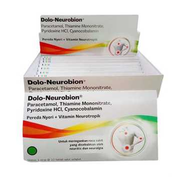 Dolo Neurobion Tablet- Harga, Manfaat, Kandungan, Dosis, indikasi ...