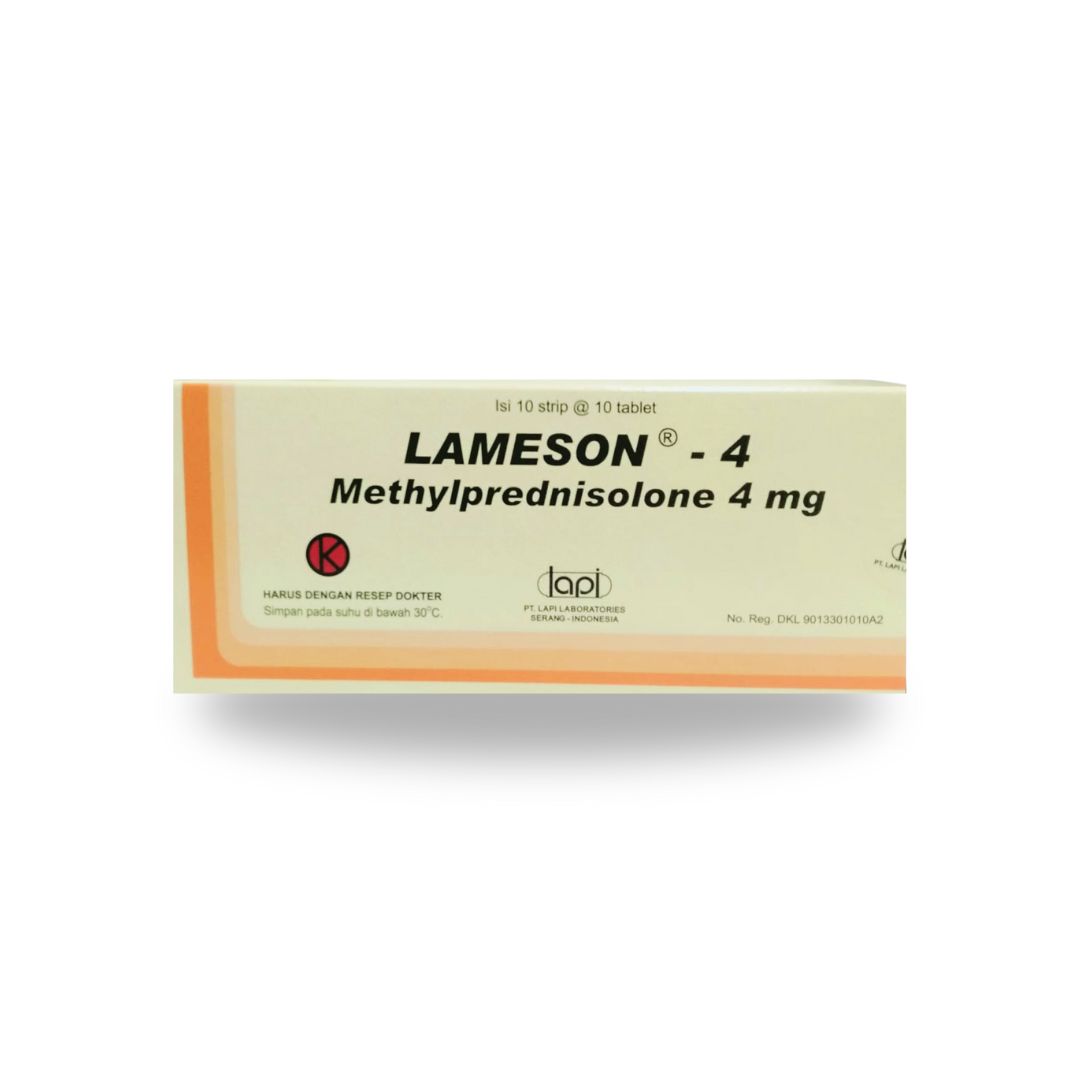 Lameson 4 mg Tablet- Harga, Manfaat, Kandungan, Dosis, indikasi ...